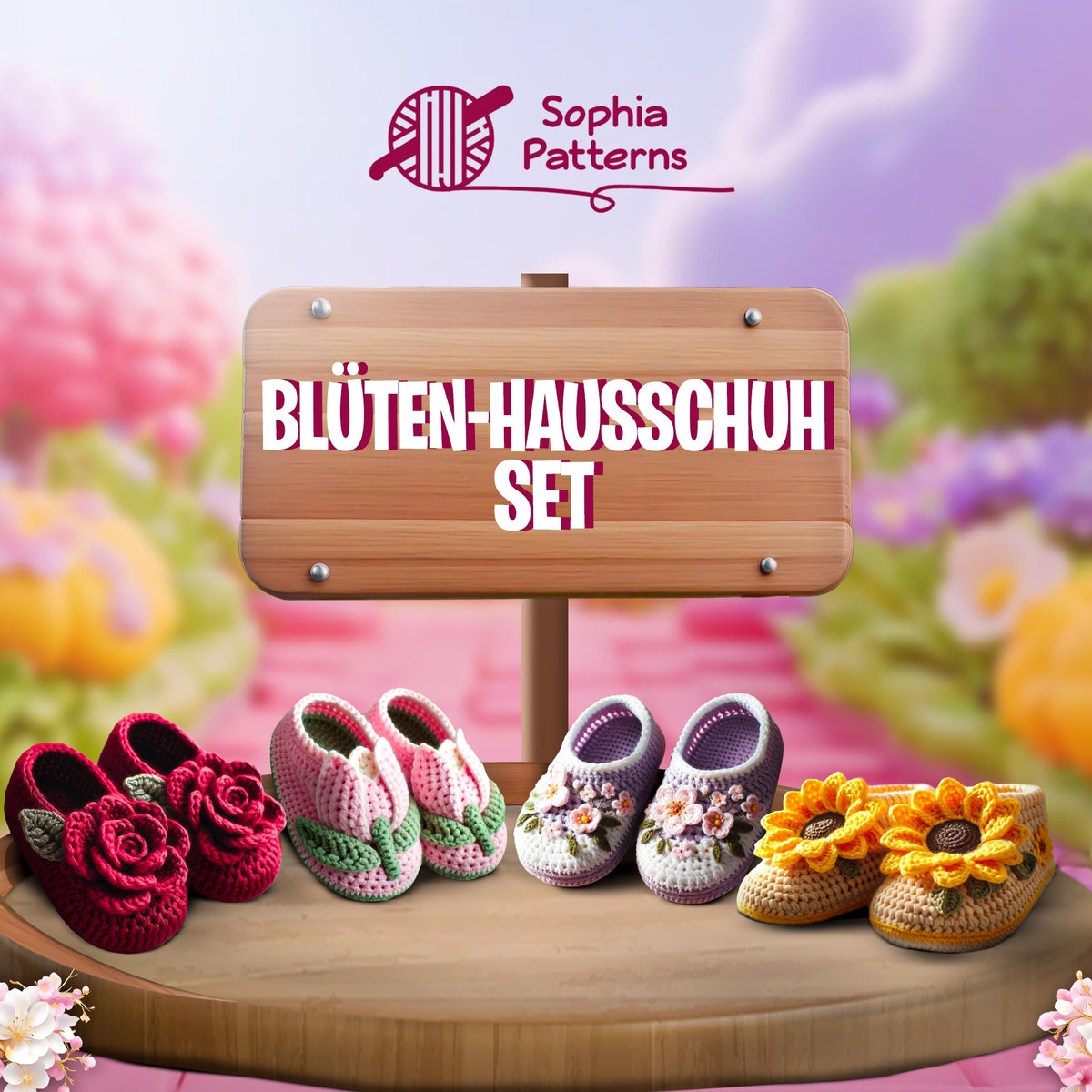 Vervollständige das Set: 60 % Rabatt auf passende Hausschuhe! – Sophia Patterns